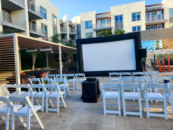 Outdoor Movie Screen and Projector Rental – Orange County